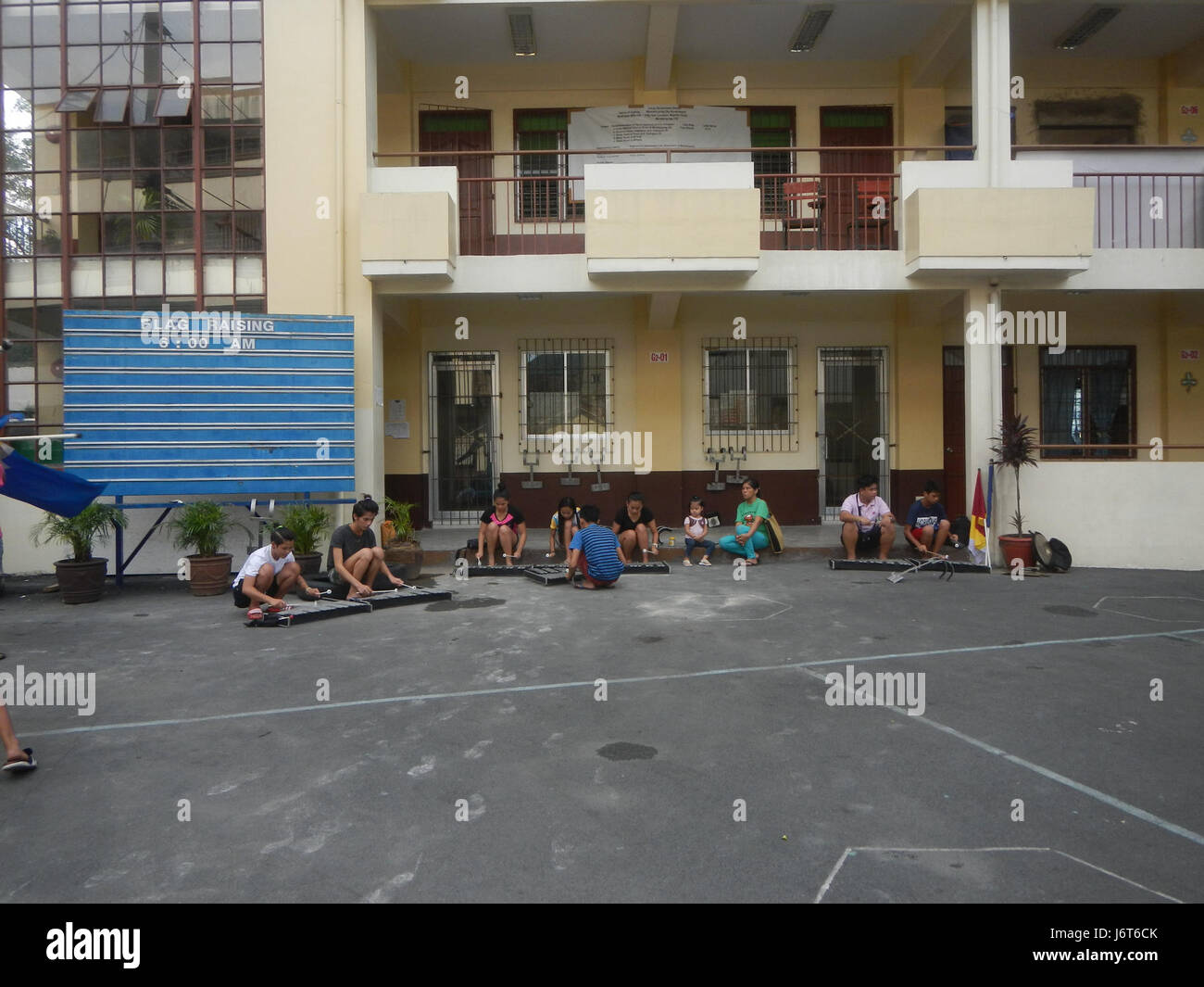 This image shows a high school in Barangay Poblacion, Mandaluyong City ...