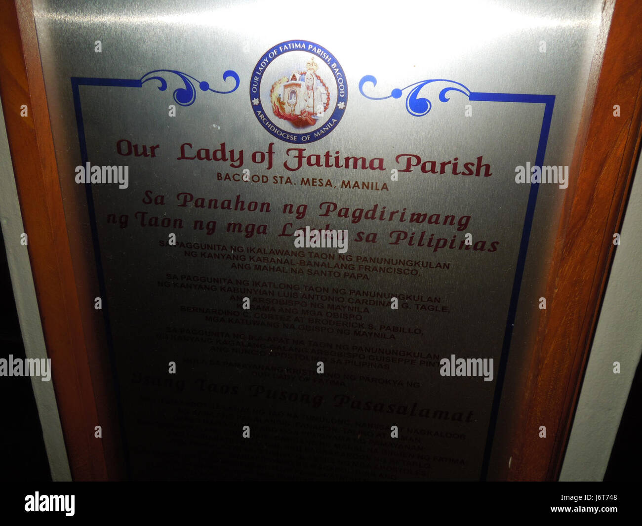 05611 Our Lady of Fatima Parish Church Parochial School Bacood Santa ...