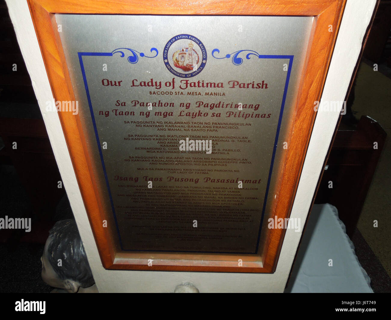 05611 Our Lady of Fatima Parish Church Parochial School Bacood Santa ...