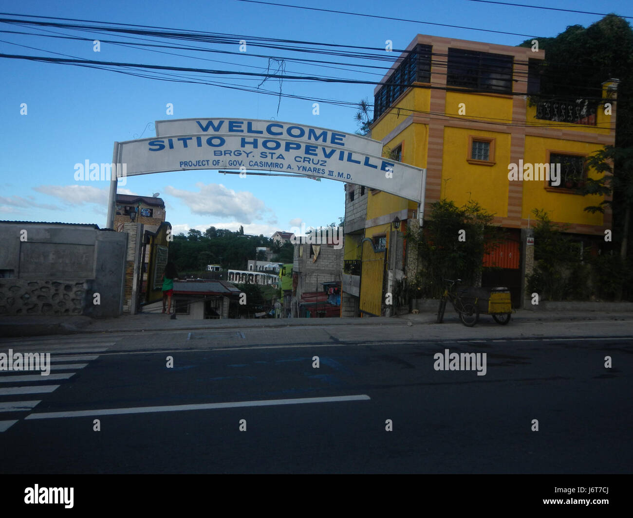 0632 Barangays Dela Paz Santa Cruz Antipolo Sumulong Highway 08 Stock ...