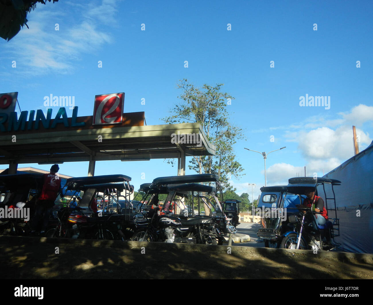 This photo showcases the Robinsons Place Antipolo transport terminal ...