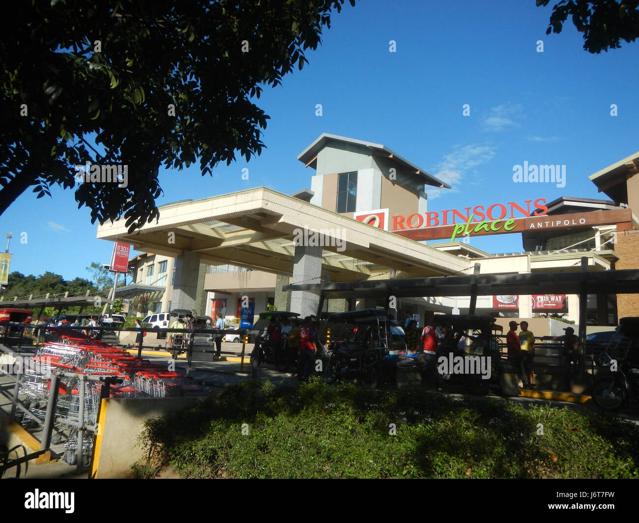 This image depicts the Robinsons Place Antipolo transport terminal ...