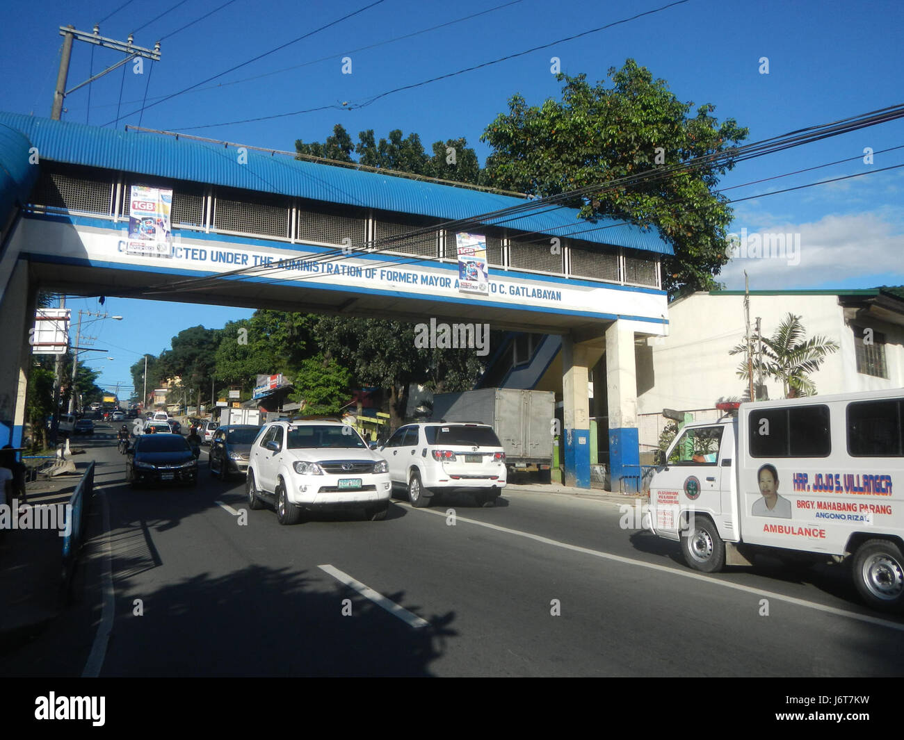 0815 Barangays Dela Paz Santa Cruz Antipolo Sumulong Highway 17 Stock ...