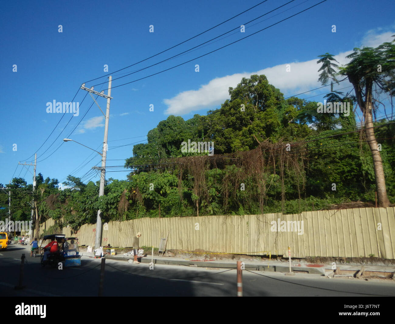 A map showing the layout of Barangays Dela Paz and the surrounding area ...