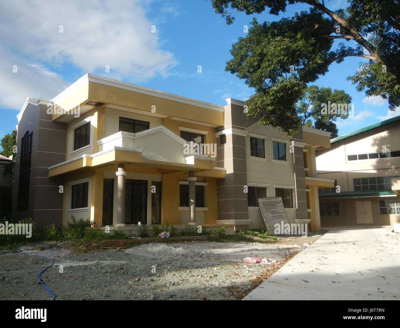 This image depicts a road in the Antipolo region, encompassing ...