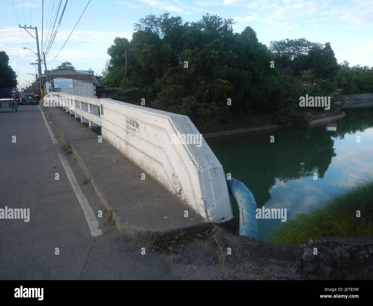 This image captures a scenic sunset view from San Miguel Bridge over ...