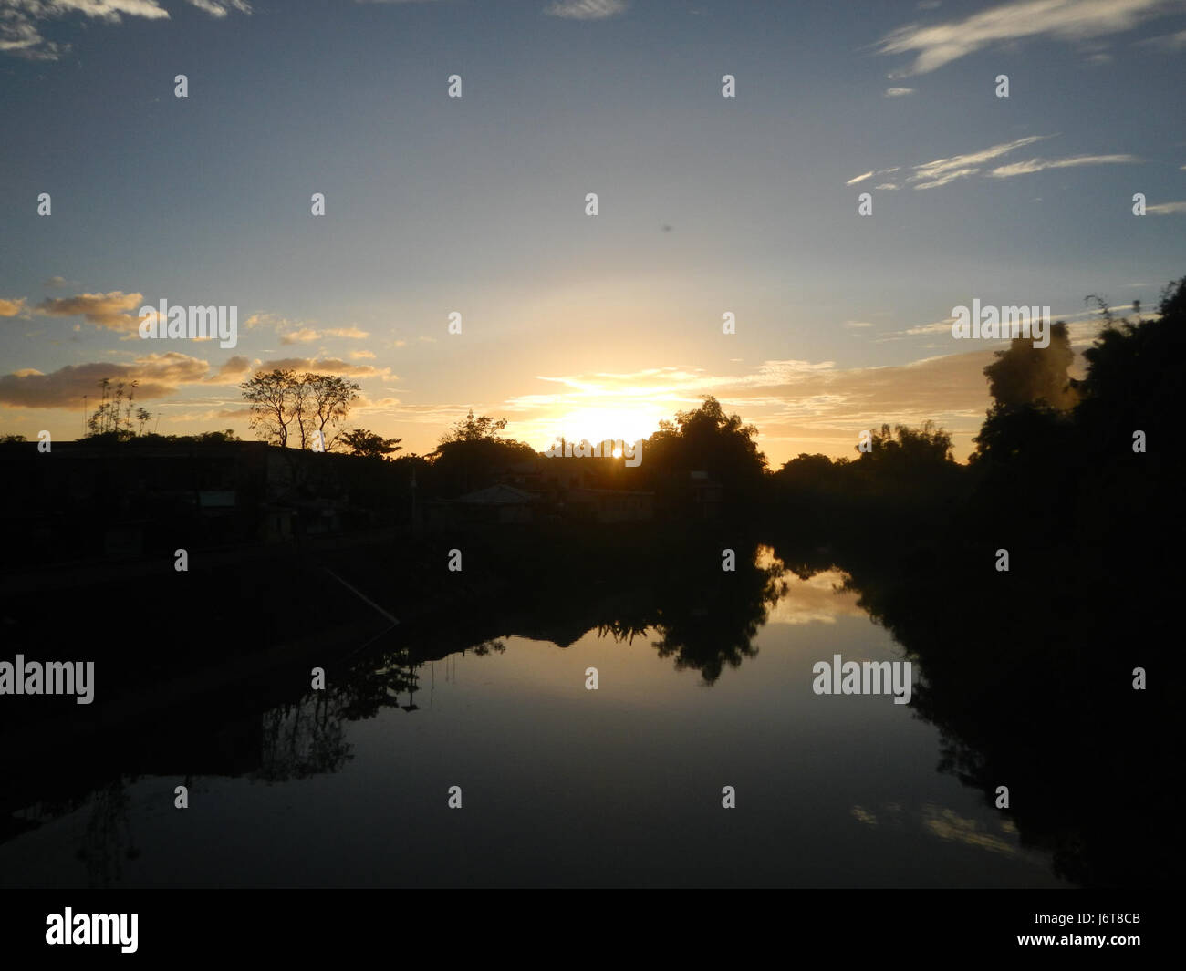 The sunset view at San Miguel Bridge over the San Juan River in ...