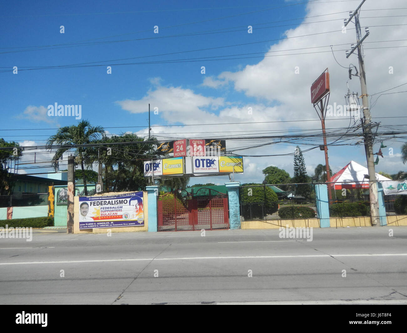 This image features the MacArthur Highway in the provinces of Malolos ...