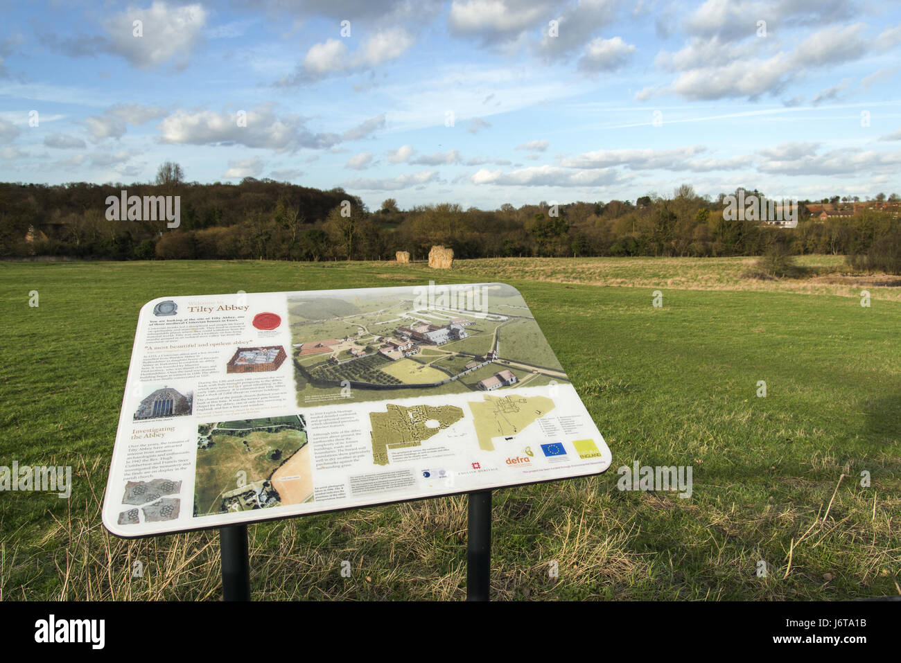 Tilty Abbey Ruins, Tilty, Essex Stock Photo - Alamy