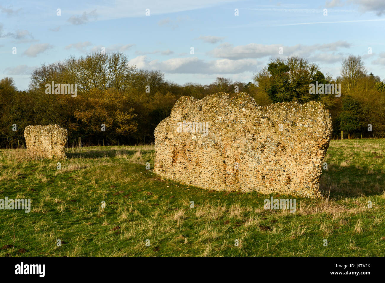 Tilty Abbey Ruins, Tilty, Essex Stock Photo - Alamy