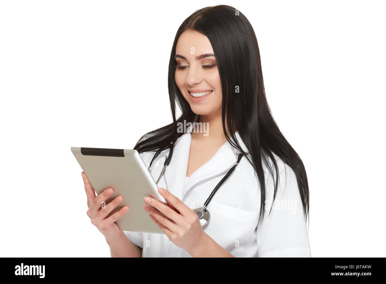 Nurse using medical device hi-res stock photography and images - Alamy