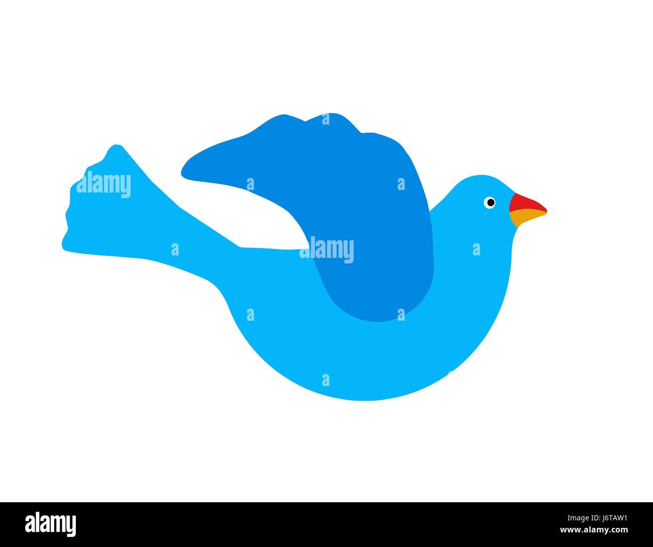 blue bird vector Stock Vector Image & Art - Alamy