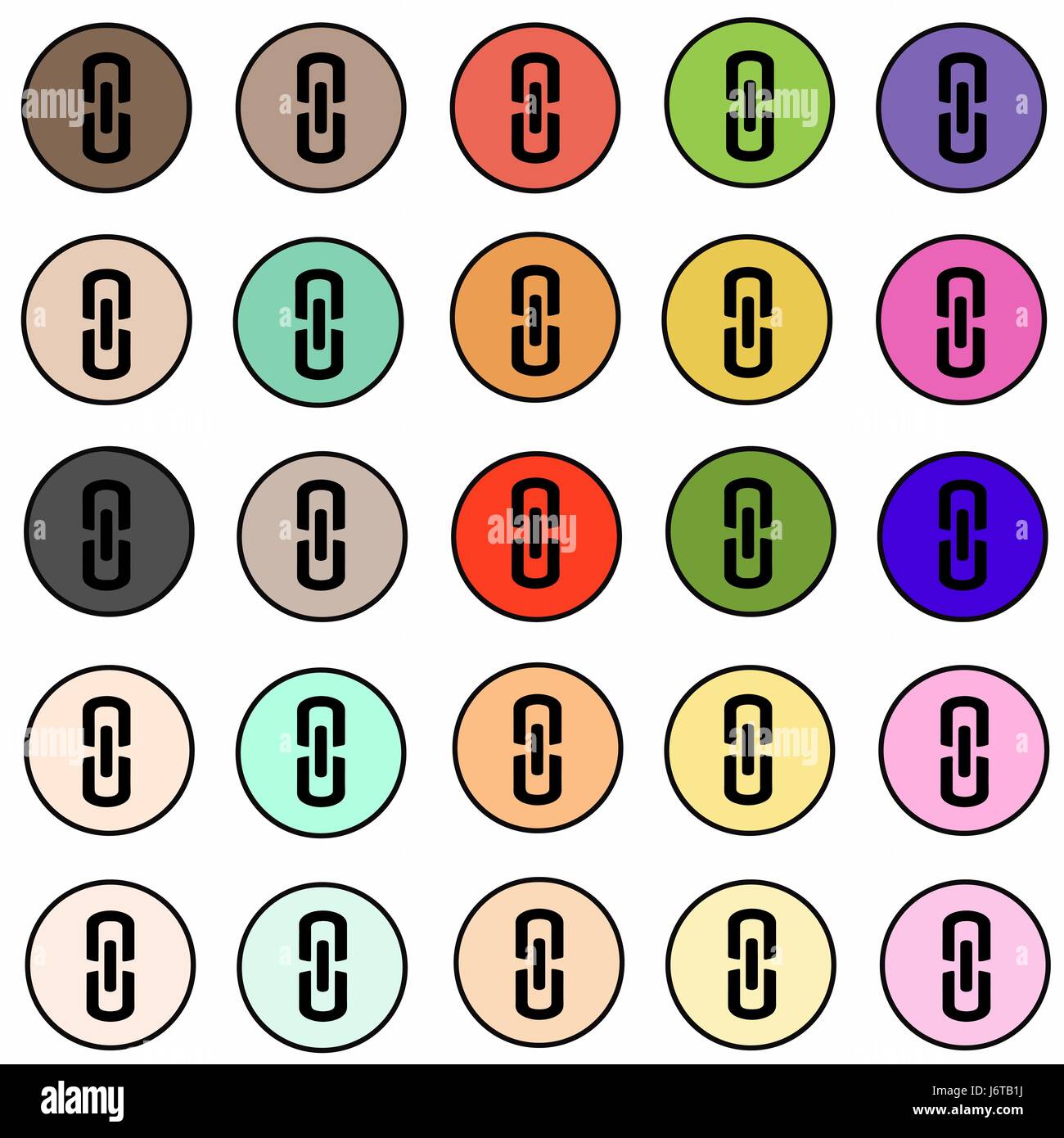 set of link connection buttons - internet website icons vector Stock ...