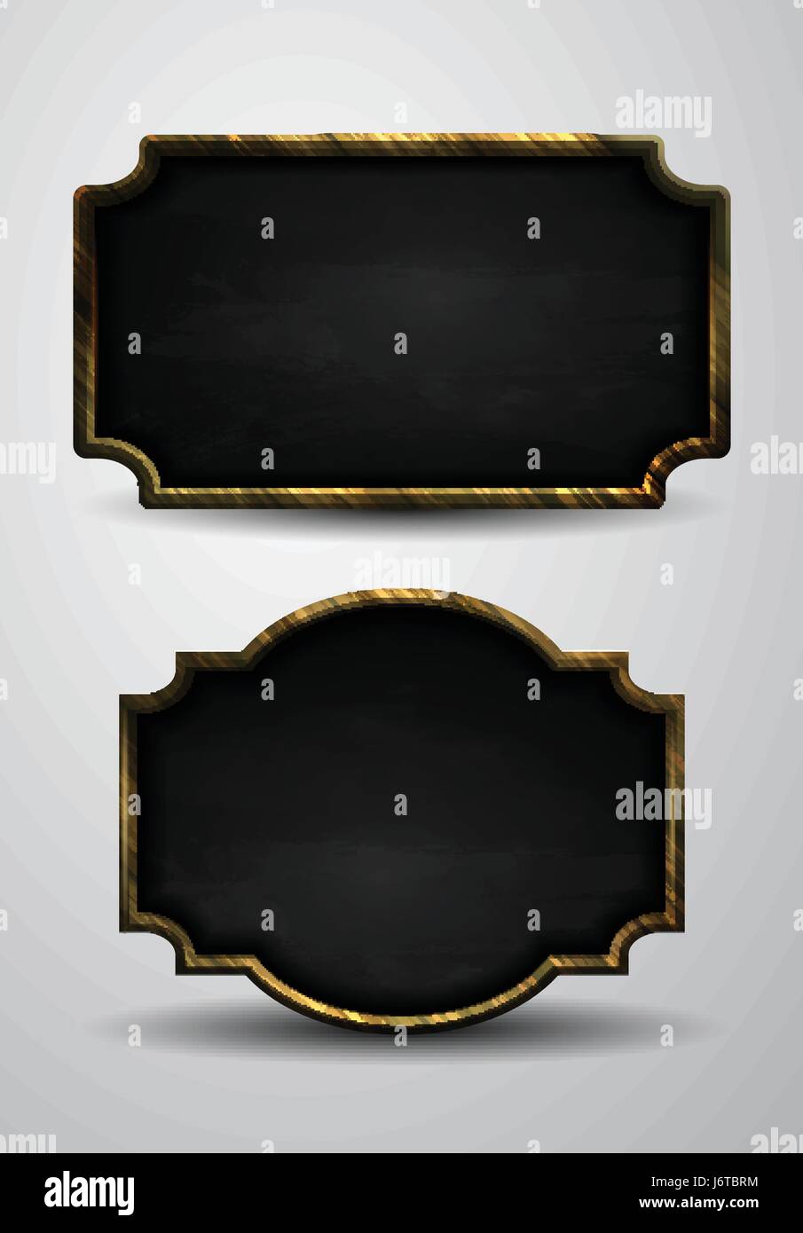 Wooden frame chalkboard background Stock Vector Image & Art - Alamy