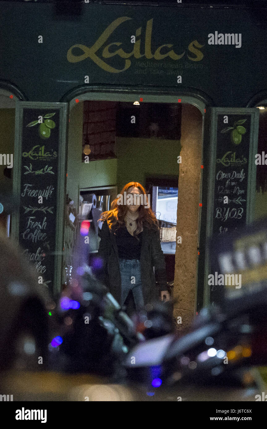 Elizabeth Olsen (Scarlett Witch) is spotted on set in Edinburgh as the ...