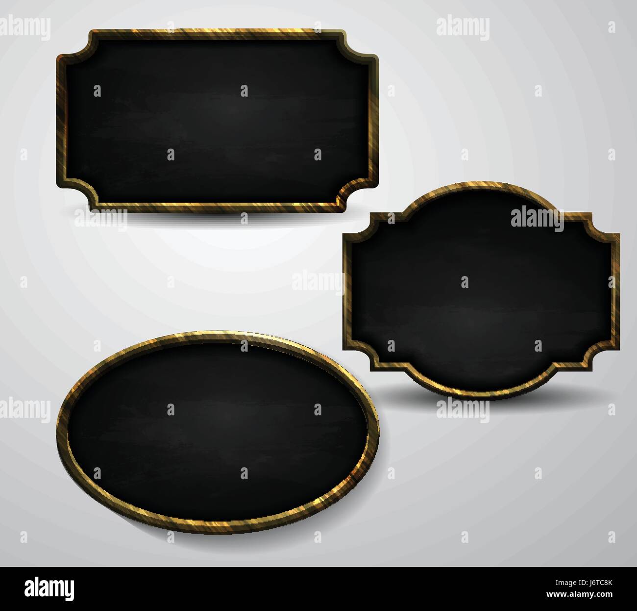 Wooden frame chalkboard background Stock Vector Image & Art - Alamy