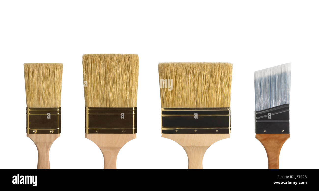 Angled paint brush hi-res stock photography and images - Alamy