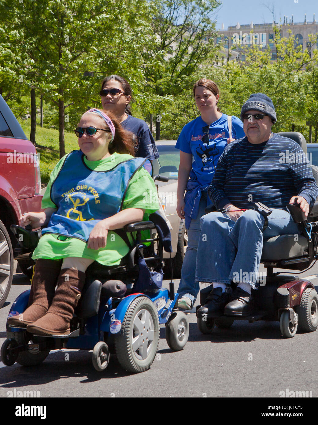 May 15, 2017, Washington, DC USA: Members of ADAPT and disability ...