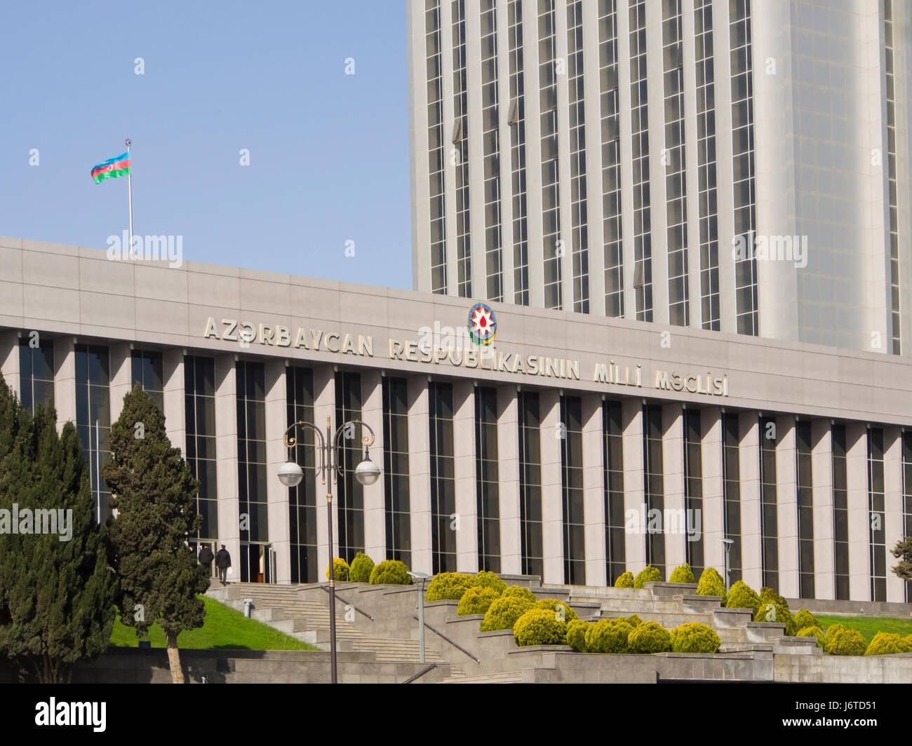 The building of the National Assembly of the republic of Azerbaijan in ...