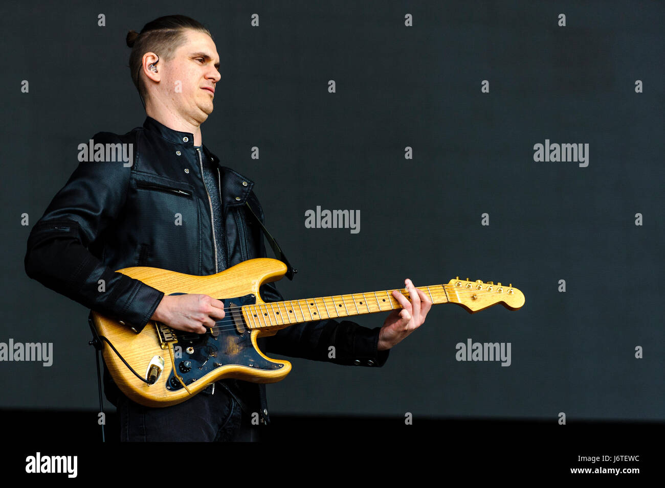 Wirral, UK. 21st May 2017. Singer-songwriter, Conor Maynard, performs ...