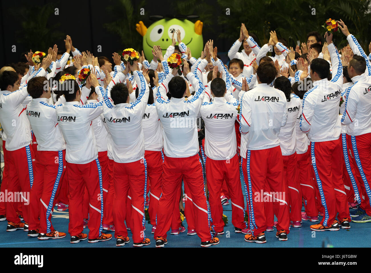 Tokyo, Japan. 21st May, 2017. Japan Swimming Team Group Swimming ...