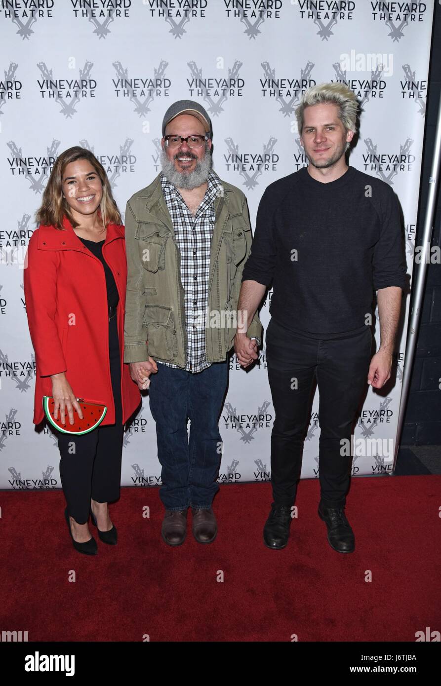 New York, NY, USA. 21st May, 2017. America Ferrera, David Cross, Ryan ...