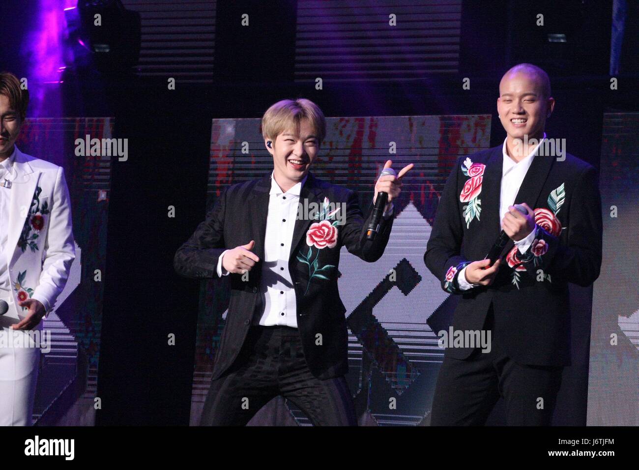 Taipei. 21st May, 2017. BTOB Taipei fans meeting conference in Taipei ...