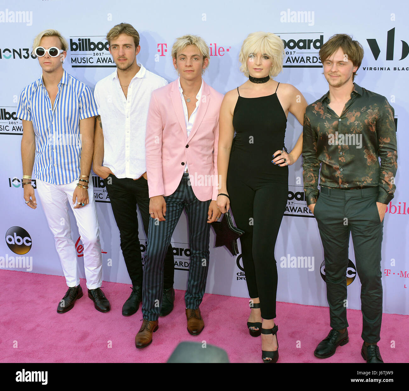 Las Vegas, Nevada, USA. 21st May, 2017. Music group R5 attends the 2017 ...