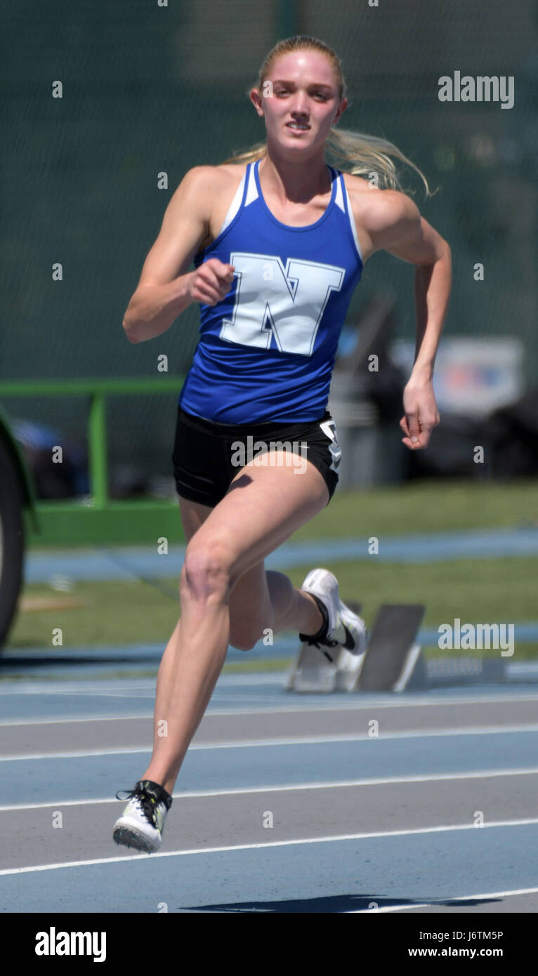Shae Anderson of Norco wins the Division 3 girls 400m in 53.43 during ...