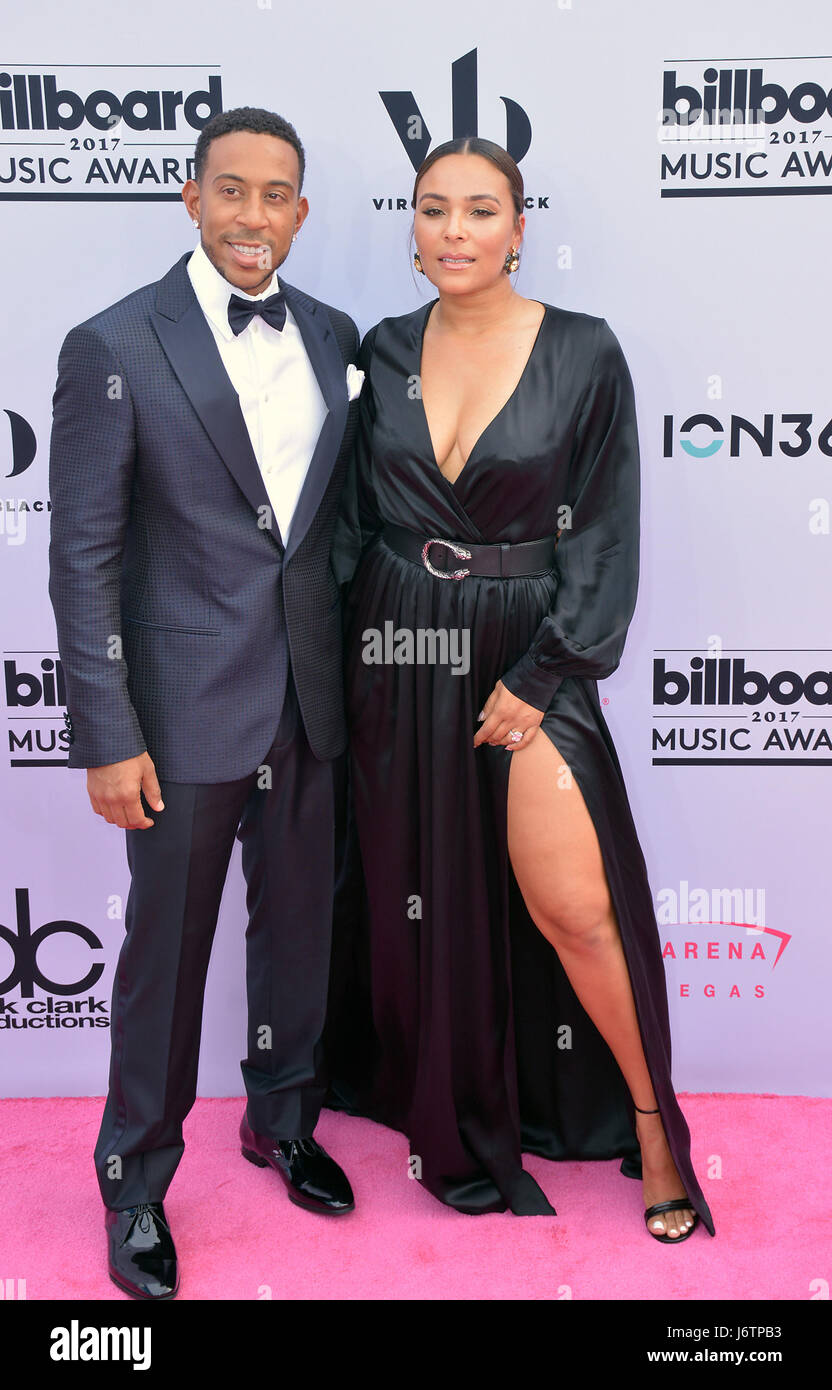 Las Vegas, Nevada, USA. 21st May, 2017. Rapper Ludacris and wife ...