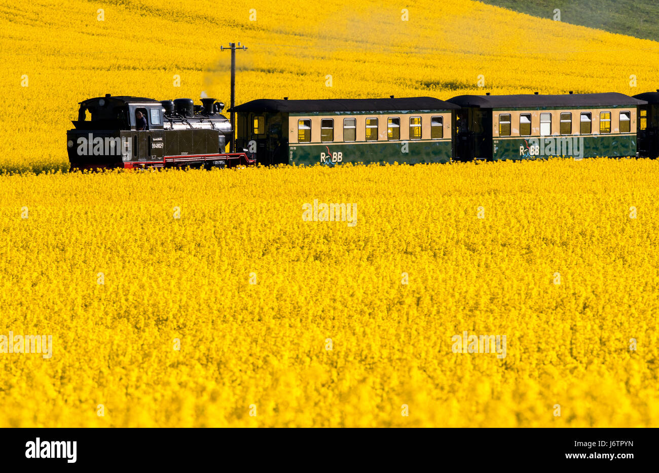 Posewald, Germany. 18th May, 2017. A type 99 1782-4 steam engine built ...