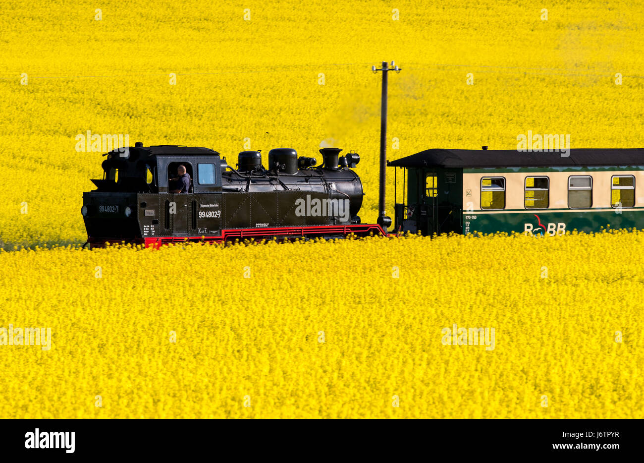 Posewald, Germany. 18th May, 2017. A type 99 1782-4 steam engine built ...