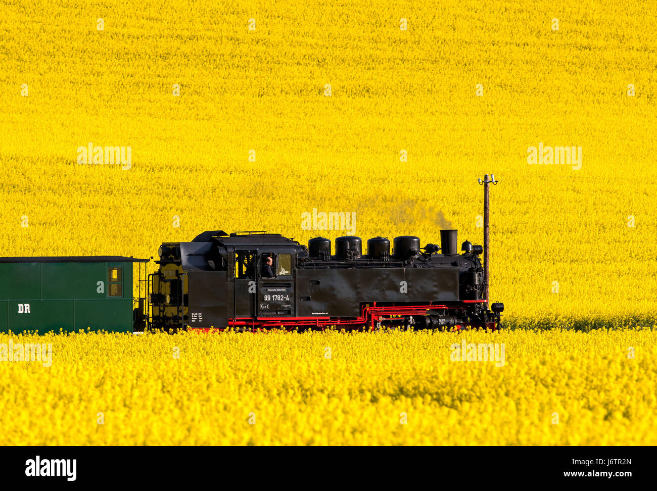 Posewald, Germany. 18th May, 2017. A type 99 1782-4 steam engine built ...