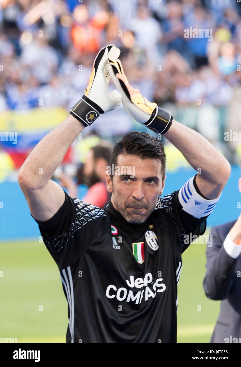 Turin, Italy. 21st May, 2017. Gianluigi Buffon (Juventus) Football ...