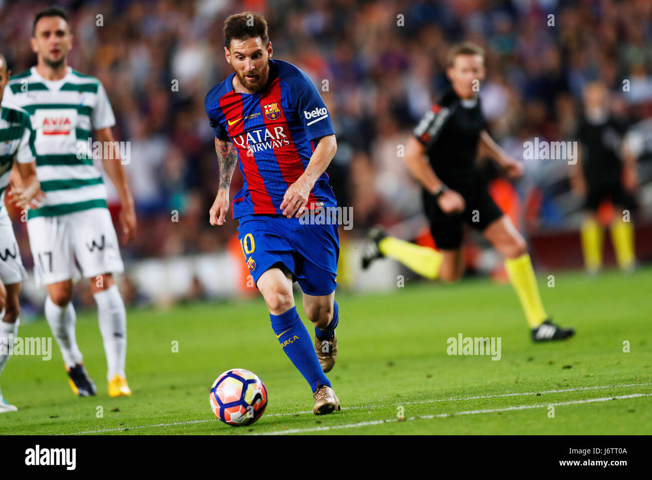 Barcelona, Spain. Credit: D. 21st May, 2017. Lionel Messi (Barcelona ...