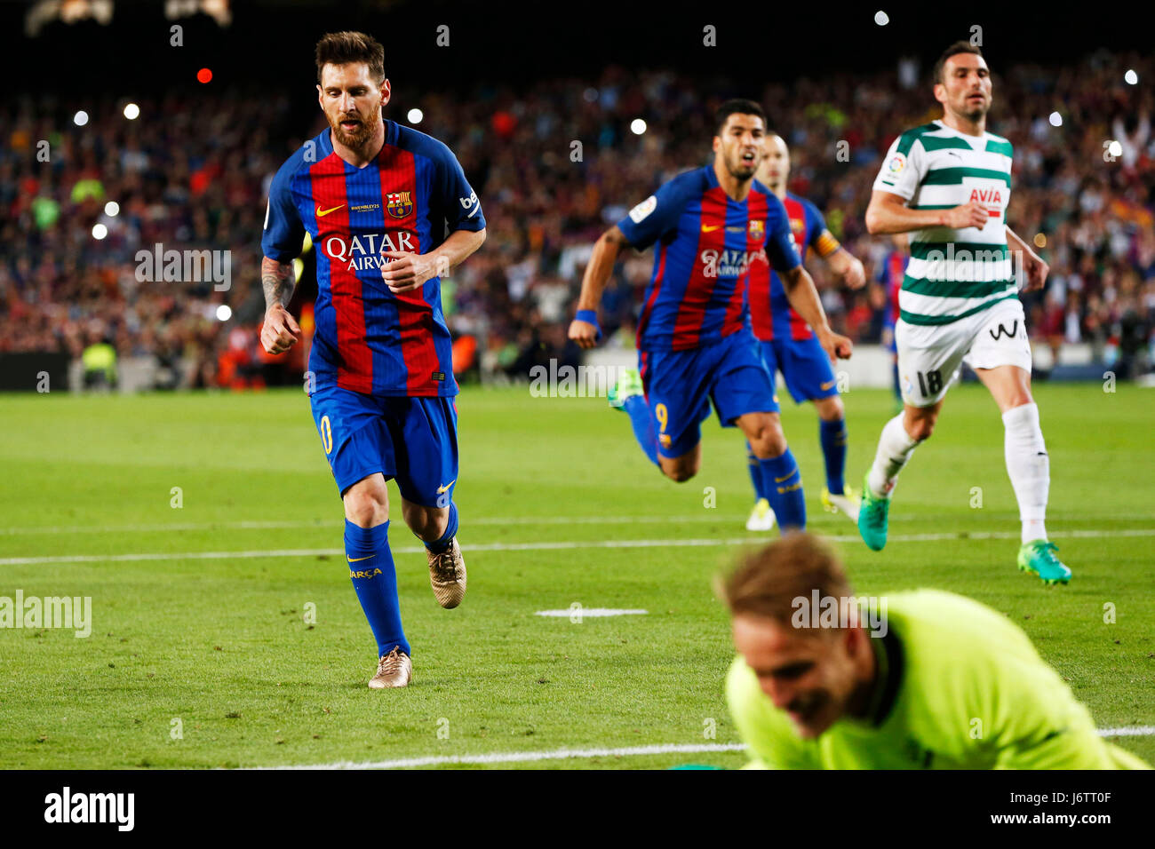 Barcelona, Spain. Credit: D. 21st May, 2017. Lionel Messi (Barcelona ...