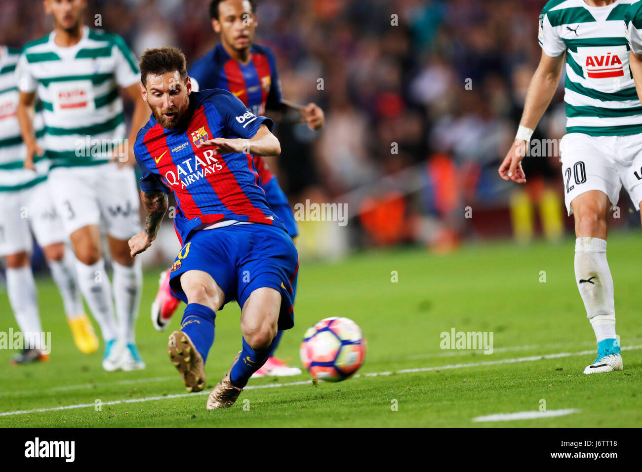 Barcelona, Spain. Credit: D. 21st May, 2017. Lionel Messi (Barcelona ...