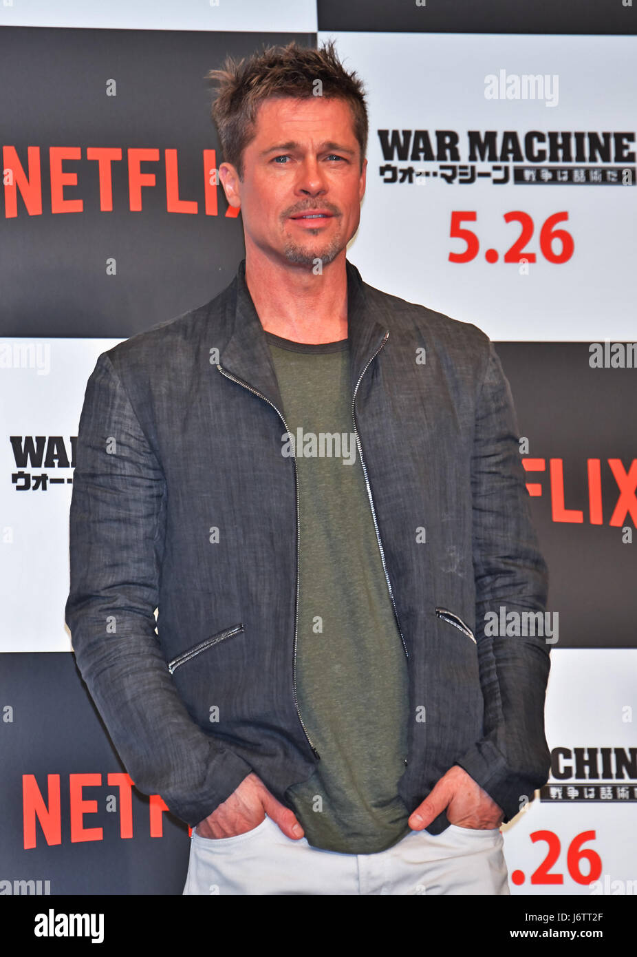 Tokyo, Japan. 22nd May, 2017. Brad Pitt, May 22, 2017, Tokyo, Japan : Producer and actor Brad ...