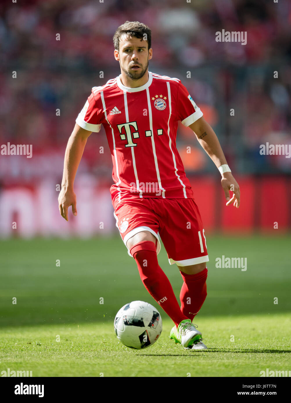 Munich's Juan Bernat during the German Bundesliga soccer match between ...