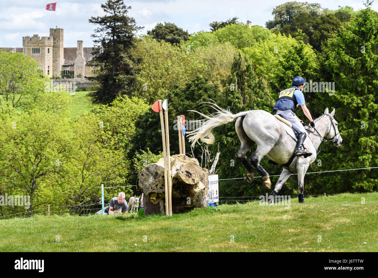 Rockingham Castle, Corby, UK. 21st May, 2017. Jack Ashworth and his ...