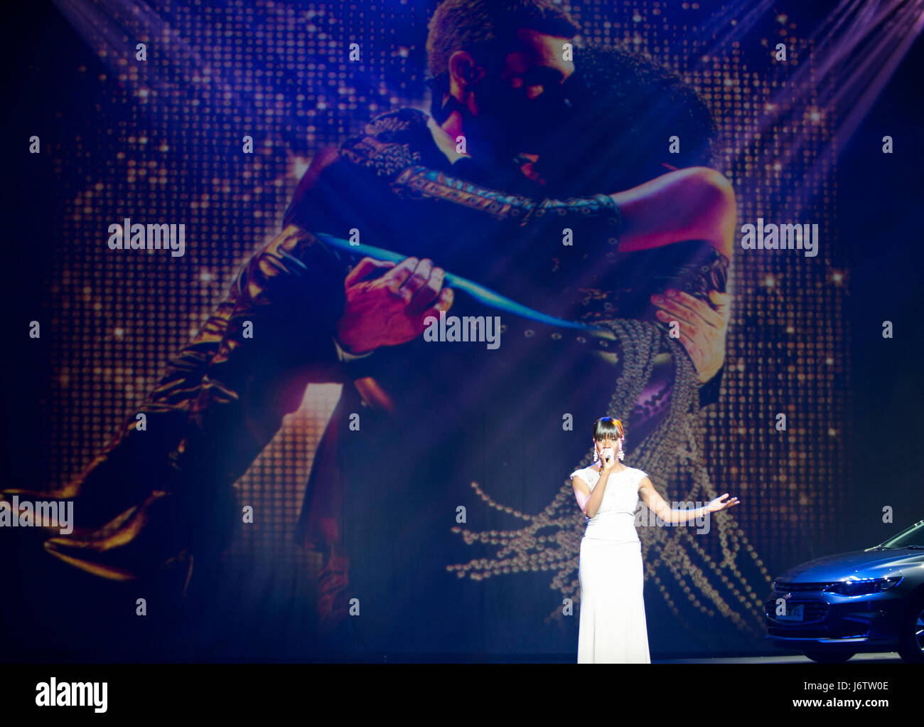 Beijing, China. 22nd May, 2017. Leading actress Carole Louise Stennett ...