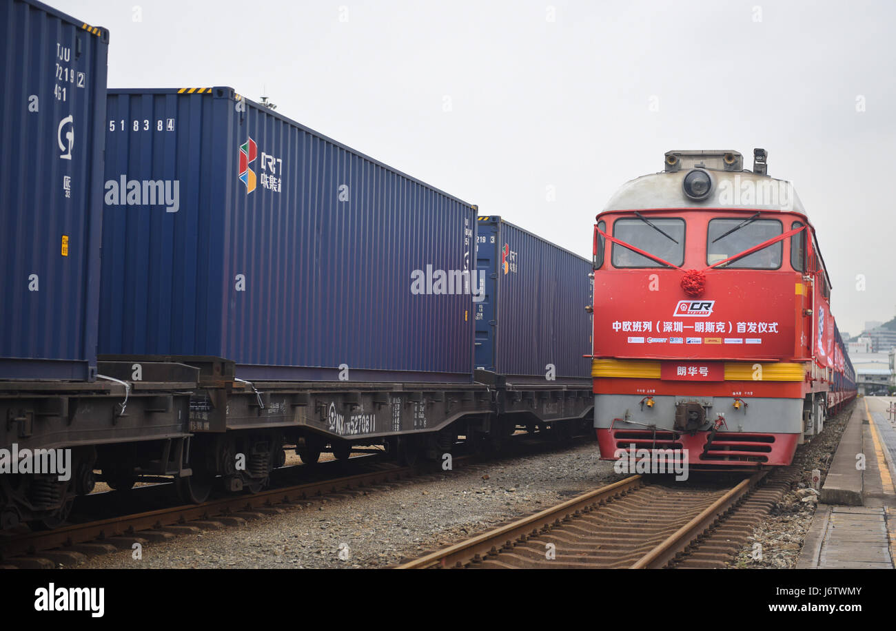 Shenzhen. 22nd May, 2017. Photo taken on May 22, 2017 shows the first ...