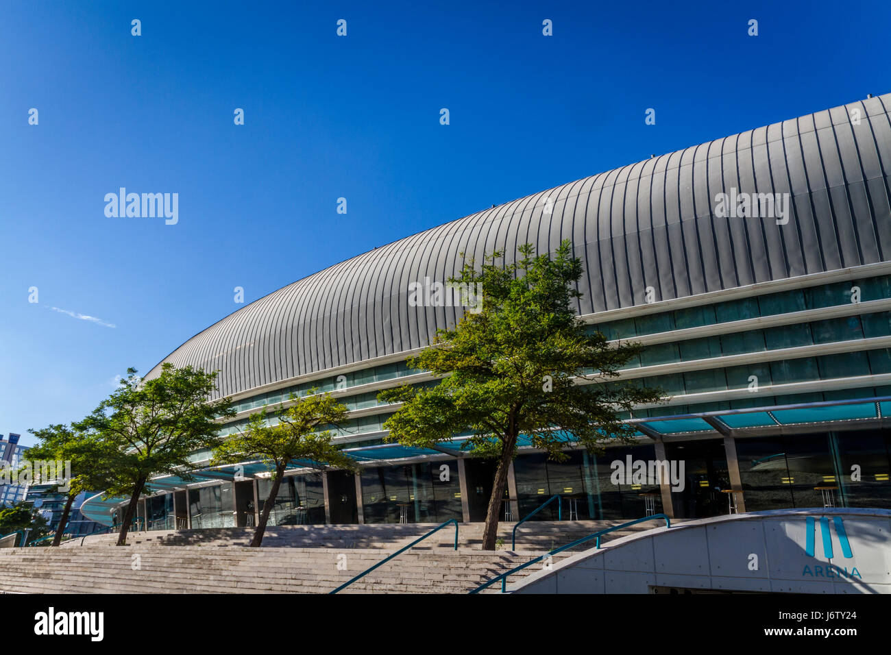 MEO Arena, an entertainment and conference centre in Lisbon, Portugal ...