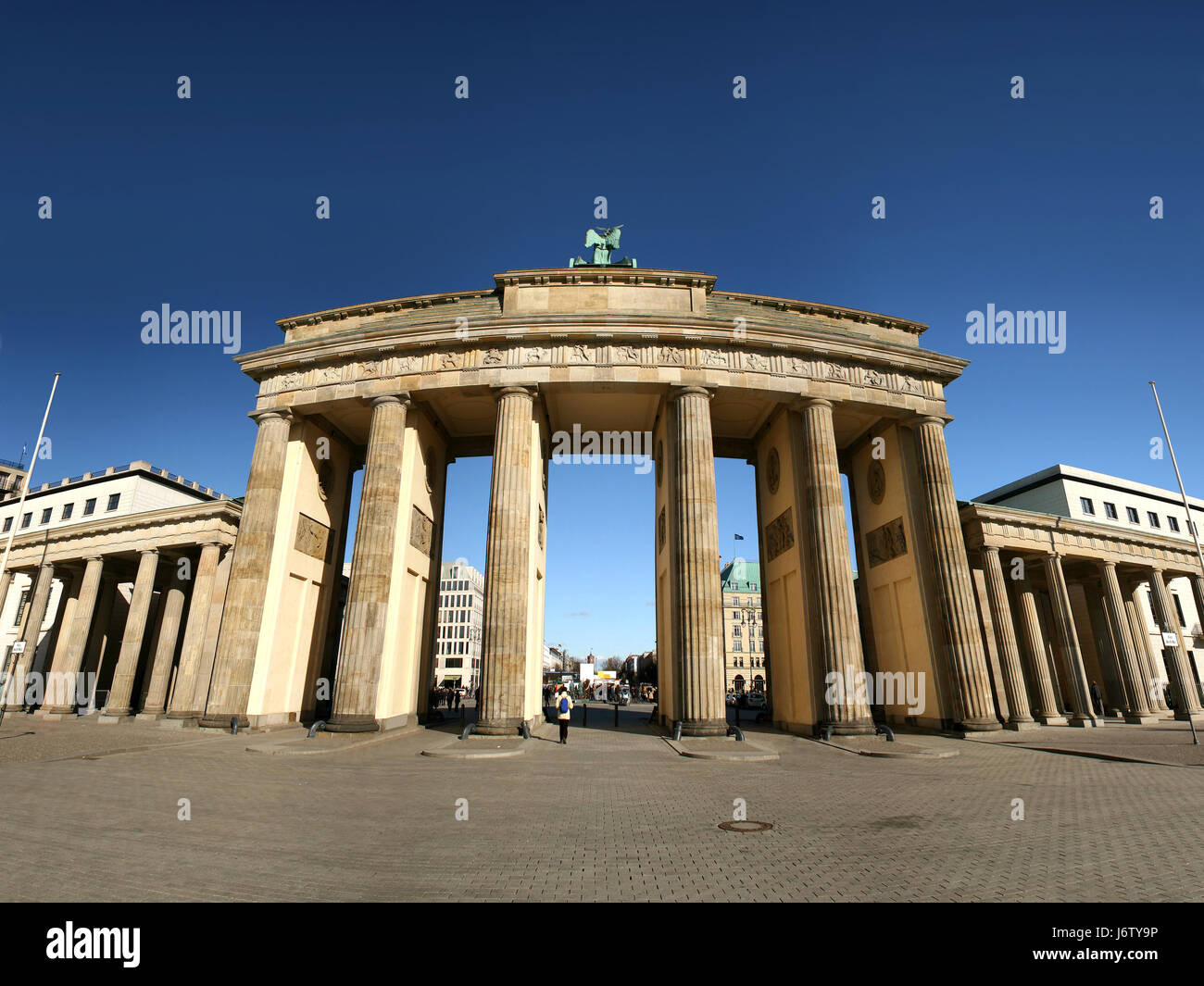goal passage gate archgway gantry sightseeing berlin germany german ...