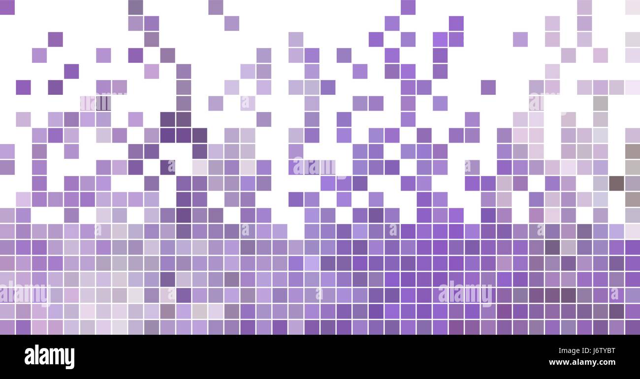 abstract vector square pixel mosaic background - purple and violet ...