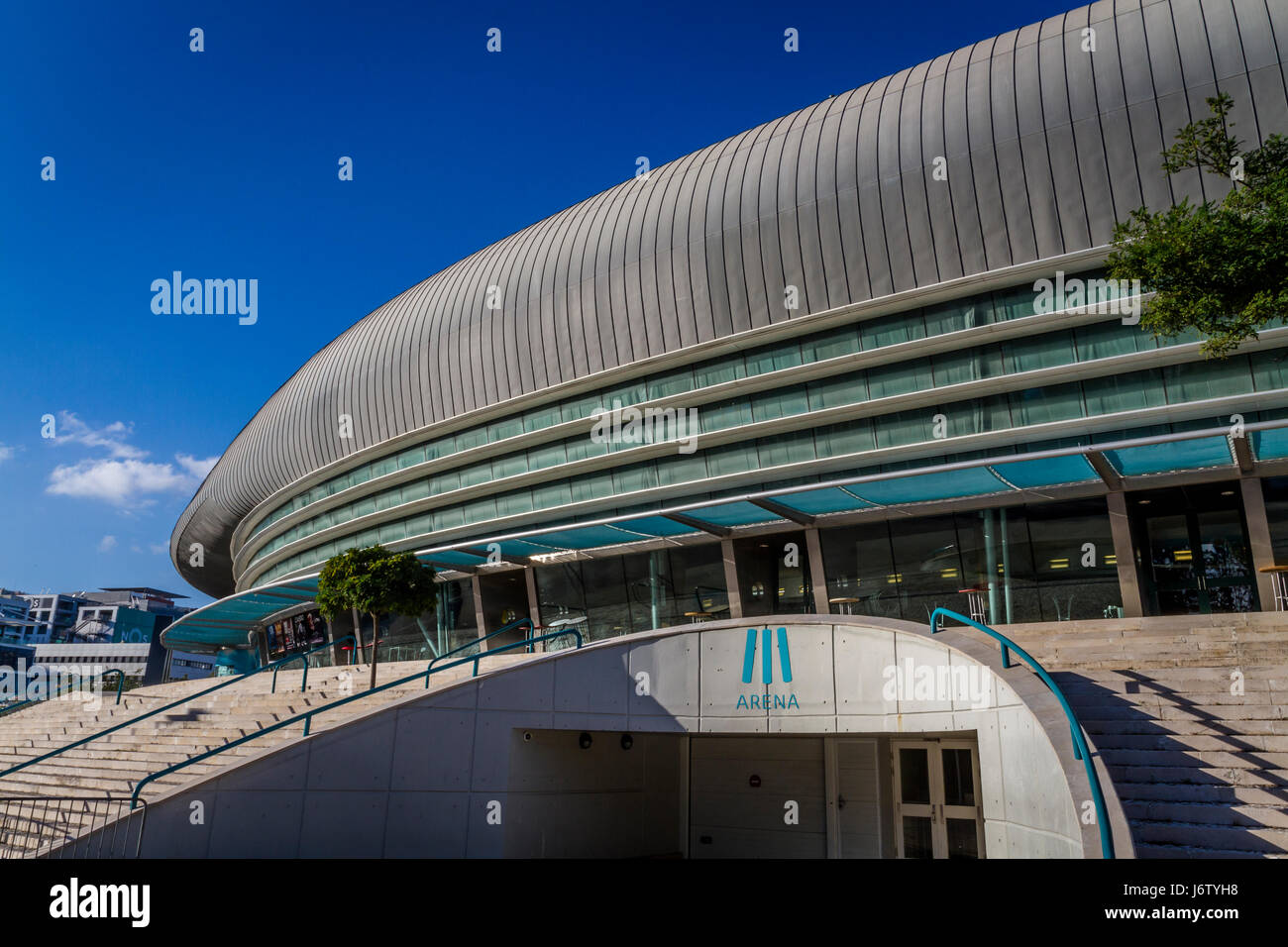 MEO Arena, an entertainment and conference centre in Lisbon, Portugal ...