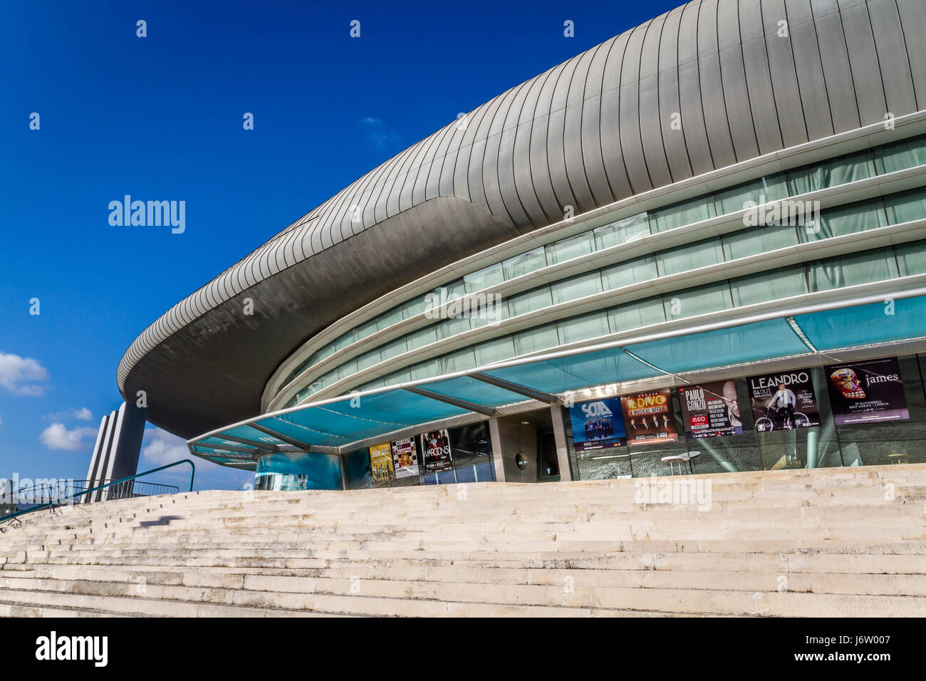MEO Arena, an entertainment and conference centre in Lisbon, Portugal ...