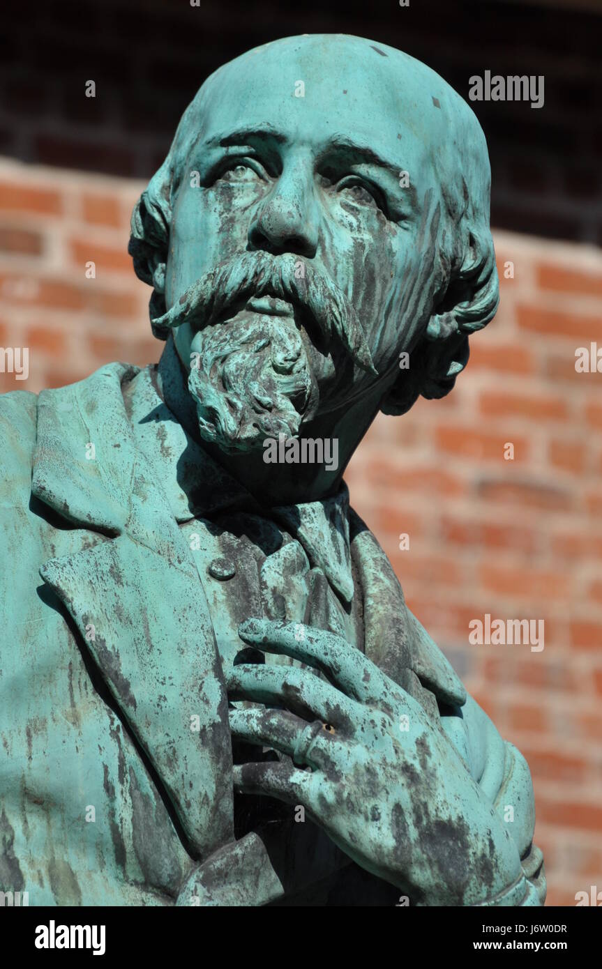 emanuel geibel memorial luebeck Stock Photo - Alamy