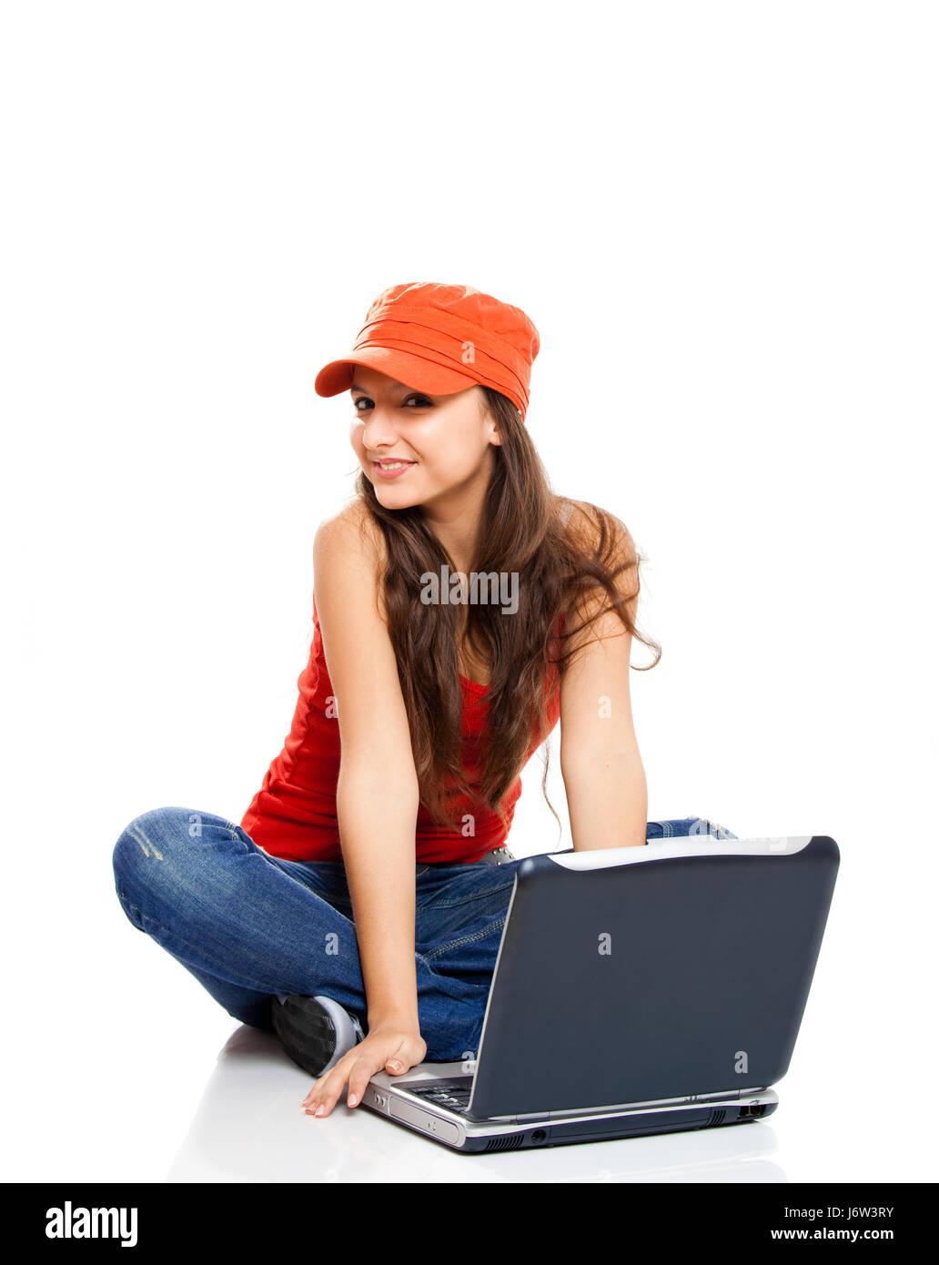 laptop notebook computers computer teen teenager student put sitting ...