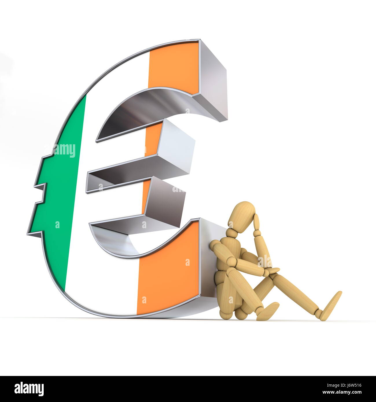 euro flag banner ireland desperate irish sign pictogram symbol ...
